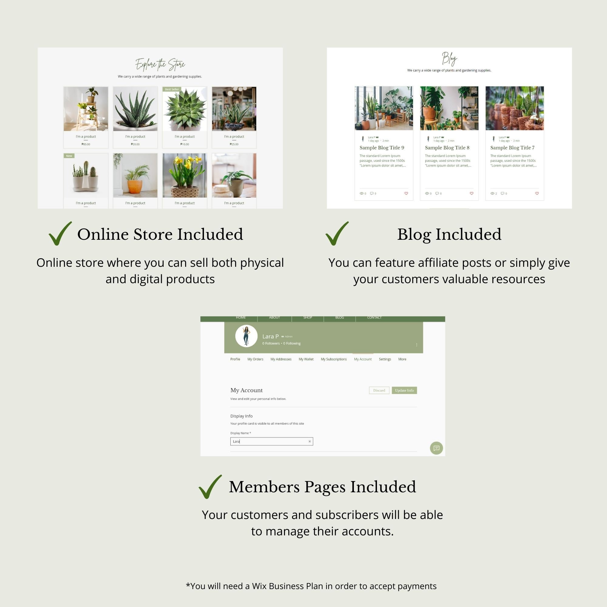 Wix Website Template, Wix Template Web Design, Wix Website Design, Wix ...