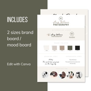 Photographer Branding Kit Canva Branding Bundle Photography - Etsy