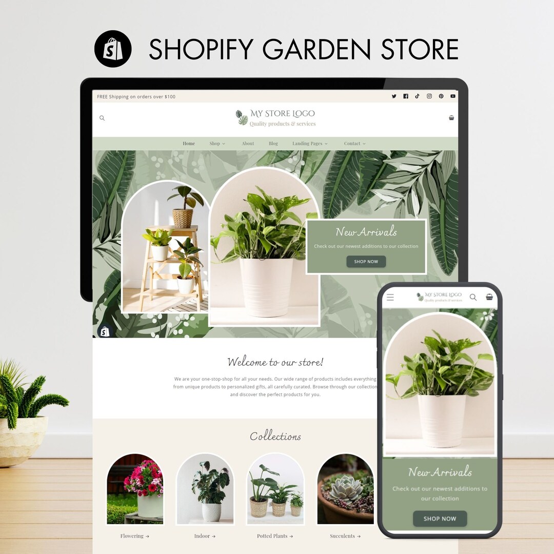 Shopify Theme Template, Shopify Website Template, Shopify Web Design ...