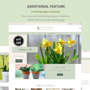 Shopify Theme Template, Shopify Website Template, Shopify Web Design ...