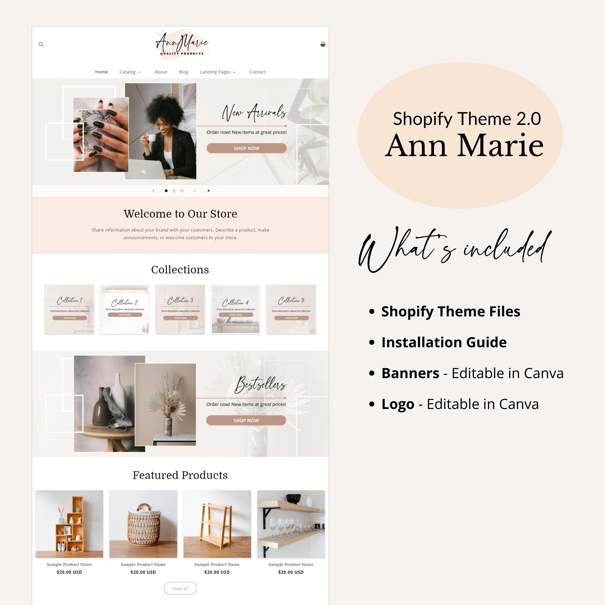 Shopify Theme, Shopify Template, Shopify Web Design, Shopify Website ...