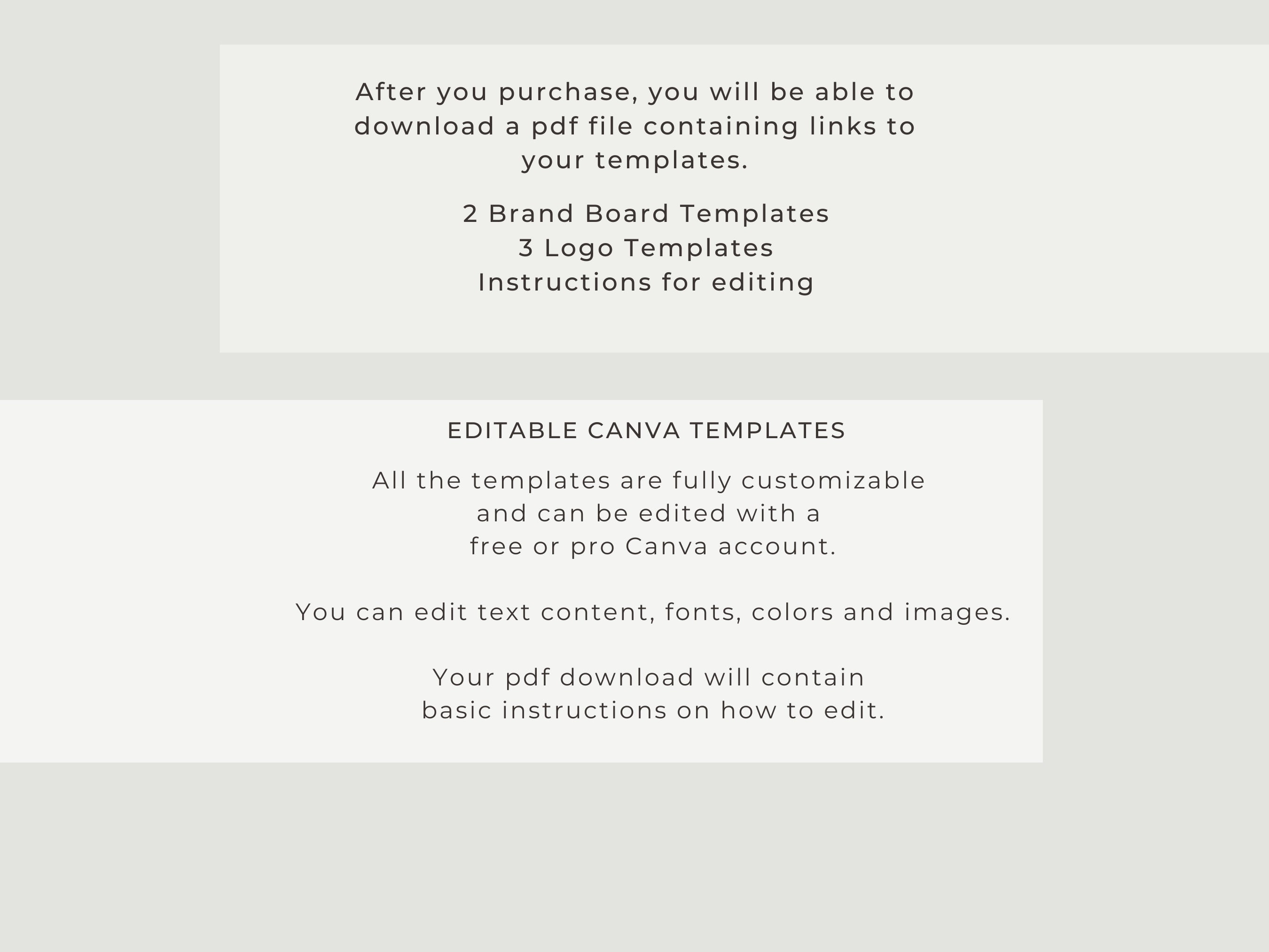 Green Brand Kit Canva Brand Kit Template Brand Board Template Brand Kit ...