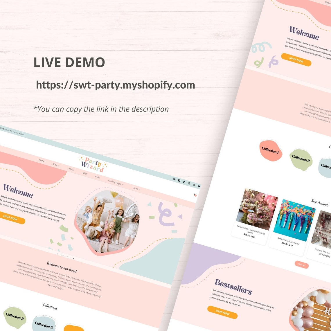 Shopify Theme, Shopify Website Template, Shopify Web Design, Shopify ...