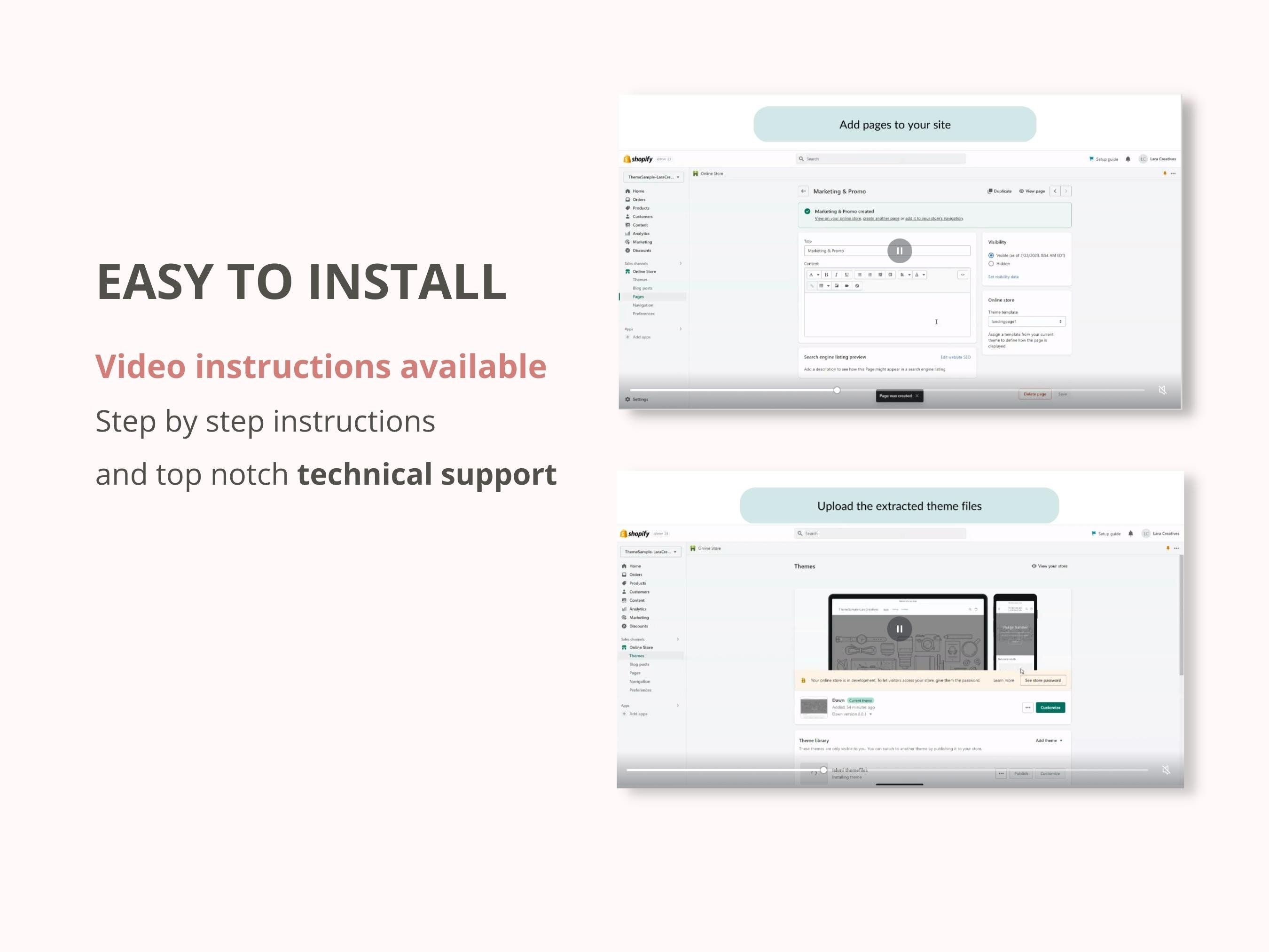 Shopify Website Template, Shopify Theme, Shopify Web Design, Shopify ...