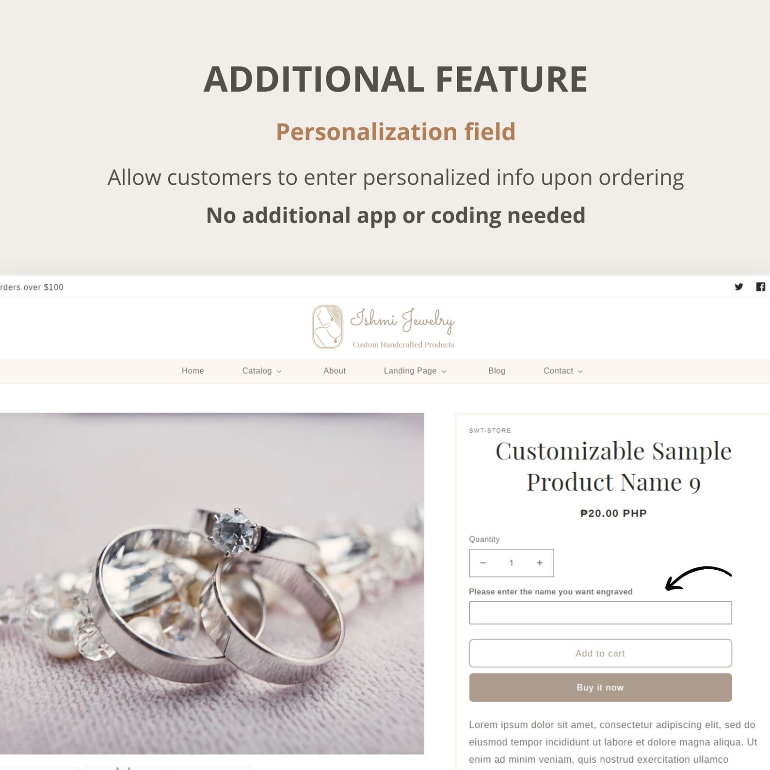 Shopify Theme for Jewelry Store | Website Design Template for Shopify 2 ...