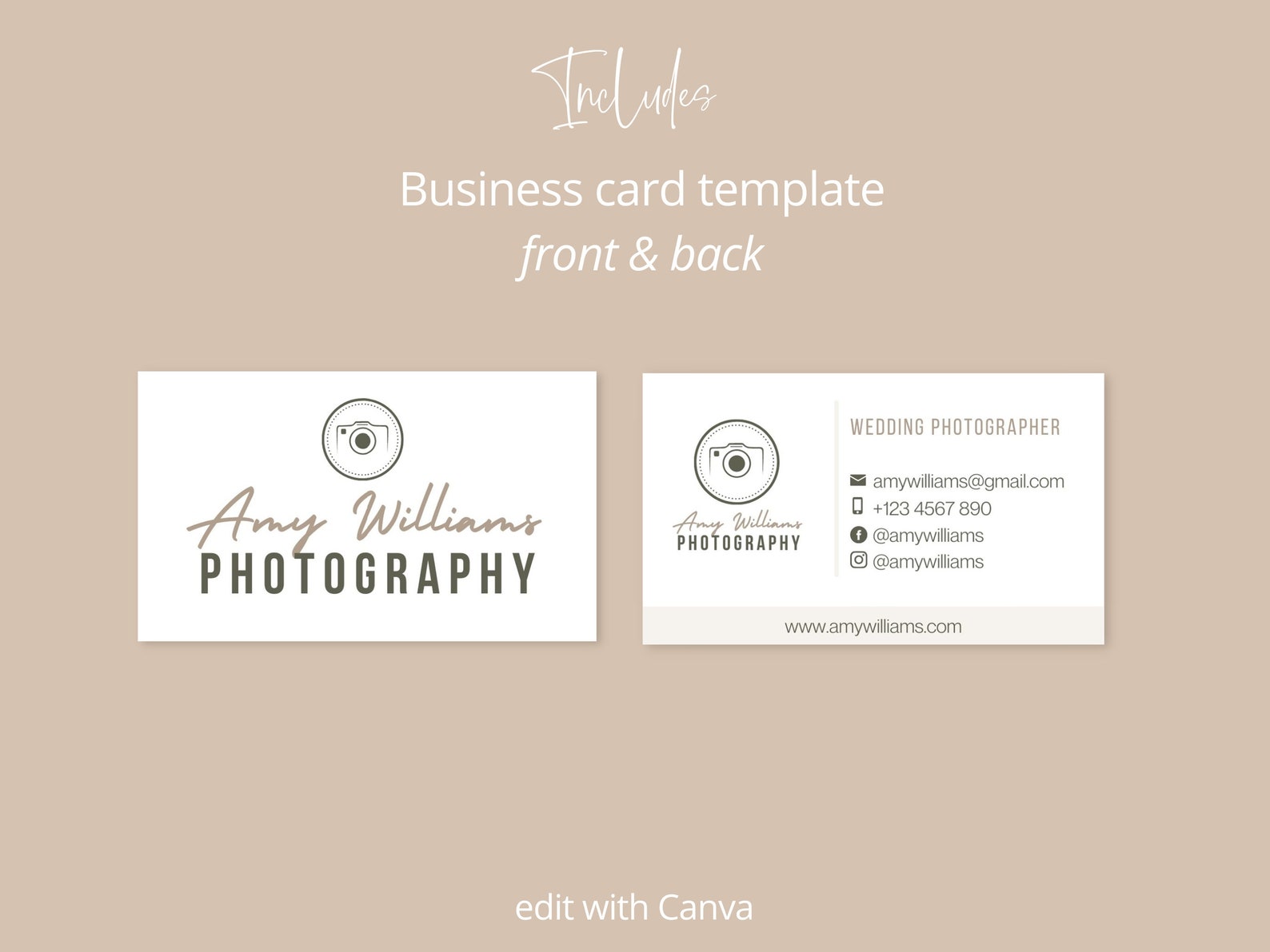 Photographer Branding Kit Canva Branding Bundle Photography - Etsy