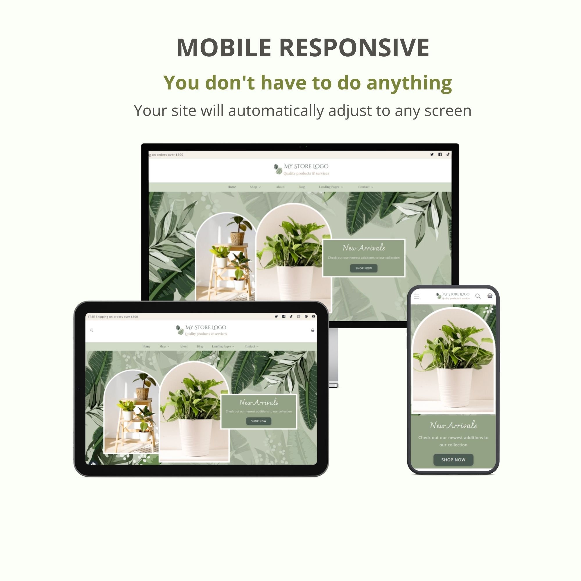 Shopify Theme Template, Shopify Website Template, Shopify Web Design ...