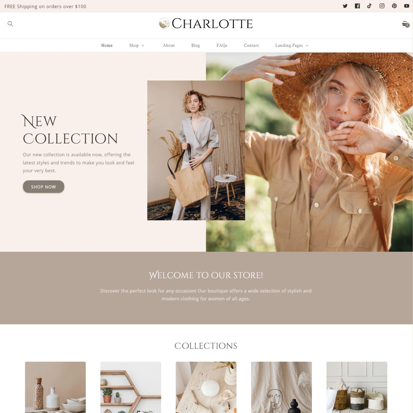 Shopify Theme Template, Shopify Website Template, Shopify Web Design ...