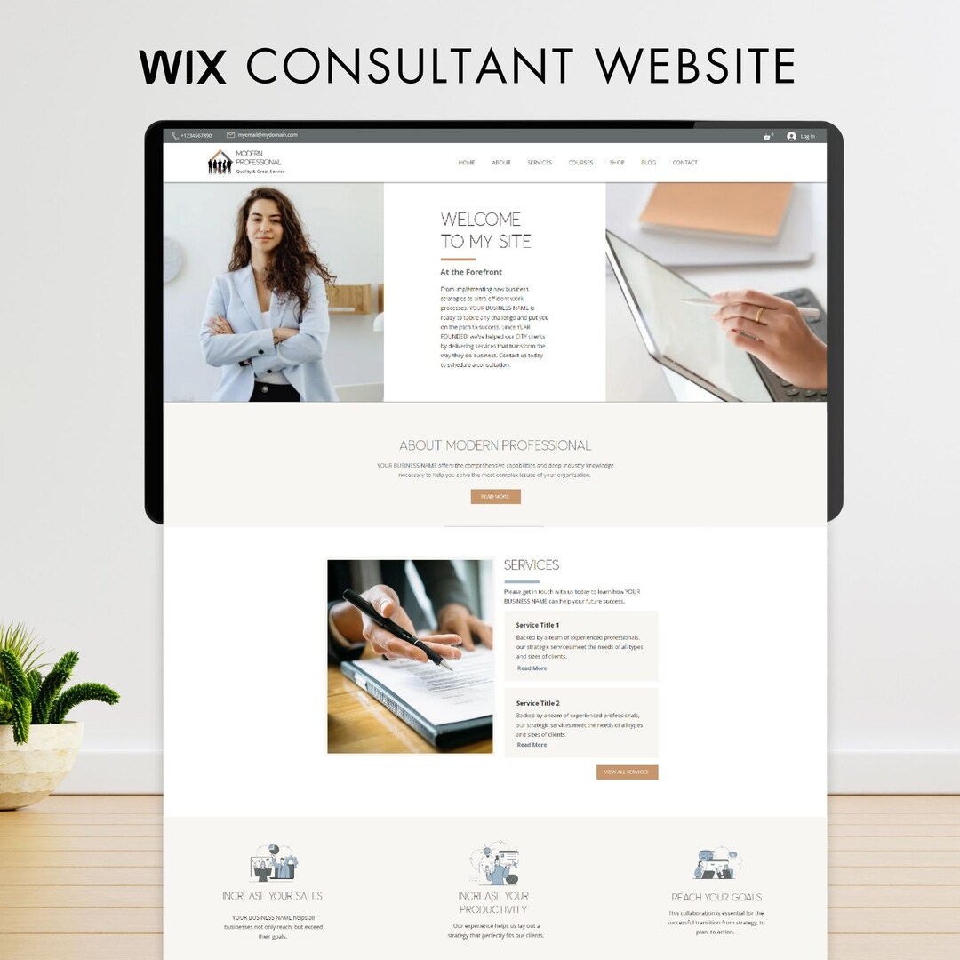 Wix Website Template, Wix Template Website Design, Wix Web Design ...