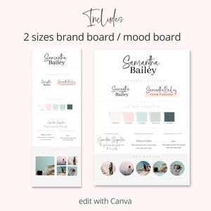 Canva Branding Bundle, Branding Kit, Complete Brand Kit, Premade Logo ...