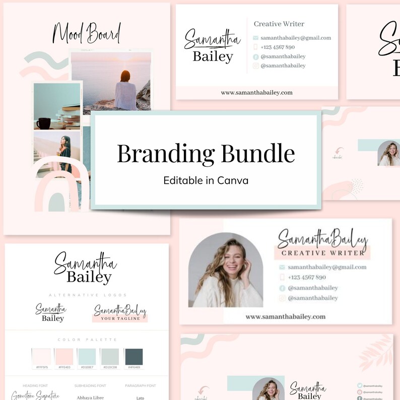 Canva Branding Bundle Branding Kit Complete Brand Kit - Etsy