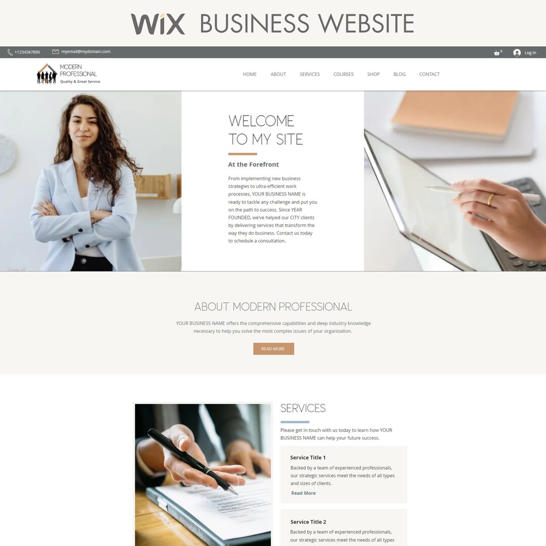 Wix Website Template, Wix Template Website Design, Wix Web Design ...