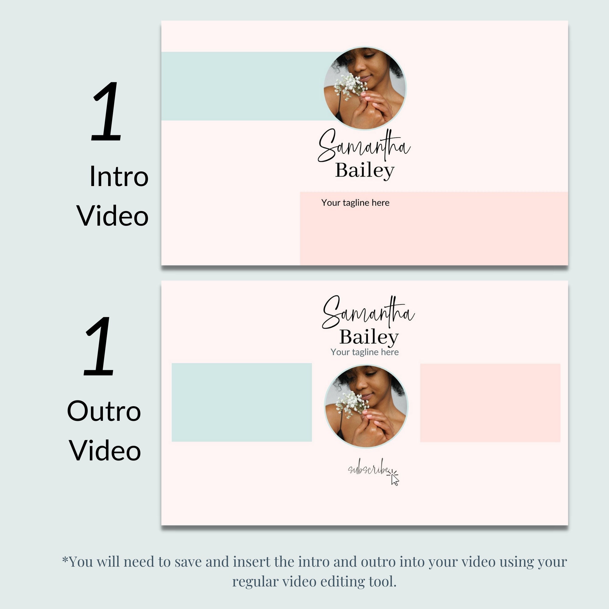 Youtube Channel Kit Youtube Branding Kit Editable Canva - Etsy