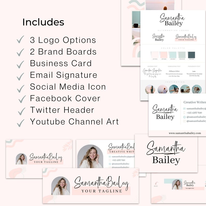 Canva Branding Bundle Branding Kit Complete Brand Kit - Etsy