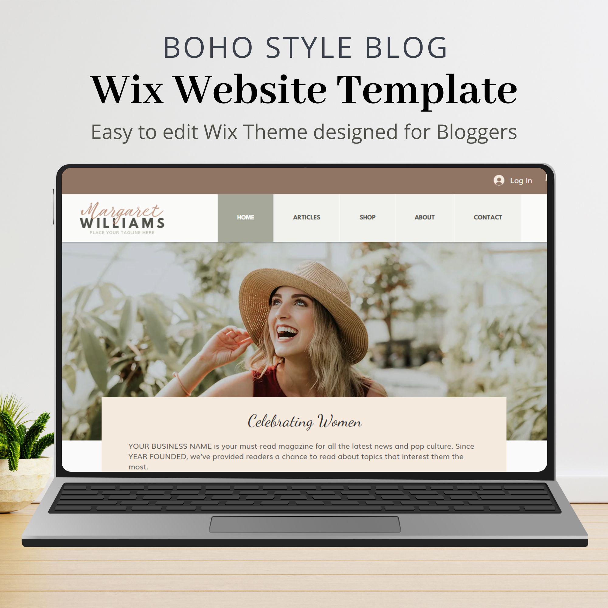 Wix Website Template, Wix Template Web Design, Wix Blog Theme, Wix ...