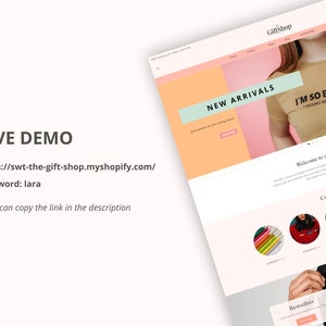 Shopify Website Template Shopify Theme Shopify Web Design - Etsy