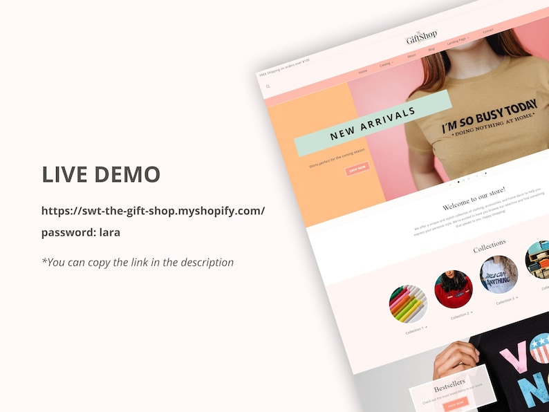 Shopify Website Template, Shopify Theme, Shopify Web Design, Shopify ...