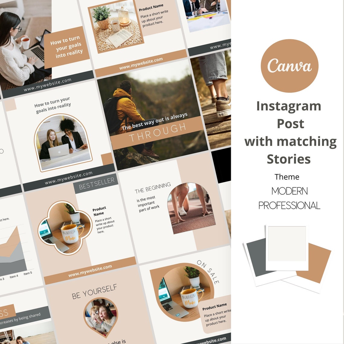 Instagram Post Templates Canva Instagram Stories Canva - Etsy