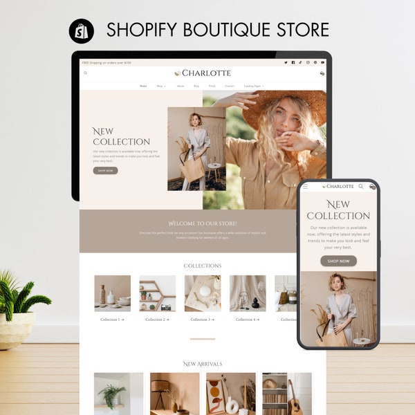 Shopify Website Templates - Etsy