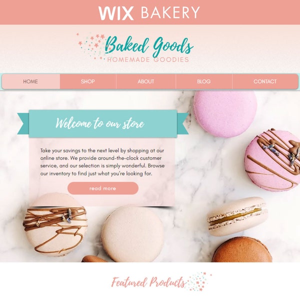 Bakery Website - Etsy