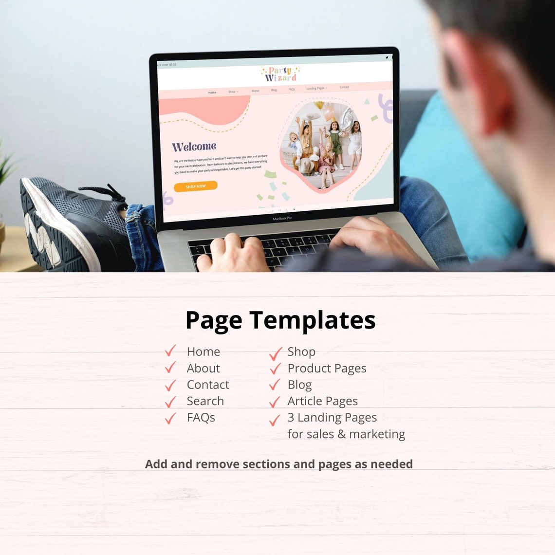 Shopify Theme, Shopify Website Template, Shopify Web Design, Shopify ...