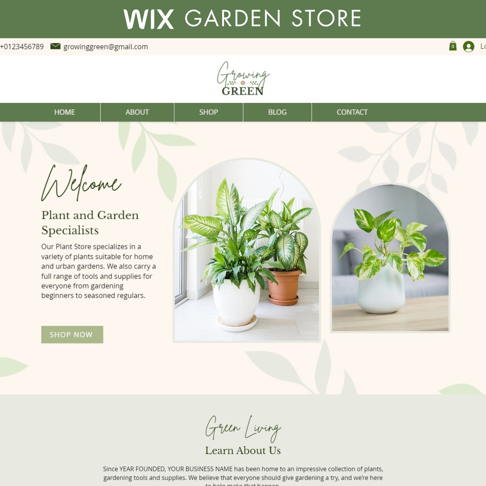 Wix Website Template, Wix Template Web Design, Wix Website Design, Wix ...