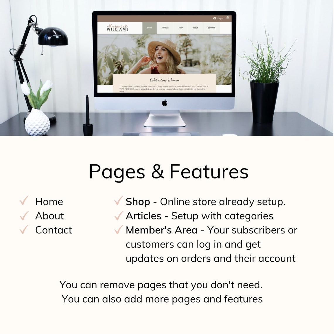 Wix Website Template, Wix Template Web Design, Wix Blog Theme, Wix ...