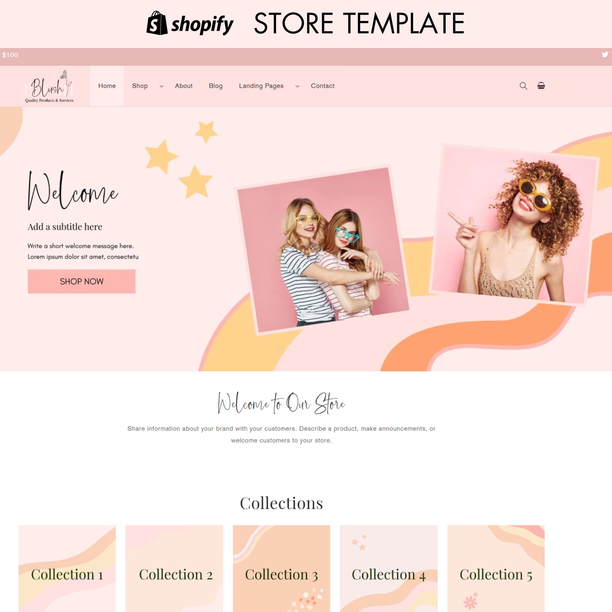 Shopify Theme, Store Shopify Template, Shopify Web Design, Shopify ...