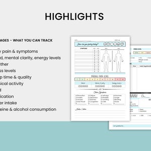 Lupus Journal | Printable Pain Tracker | Lupus Tracker | Printable US ...