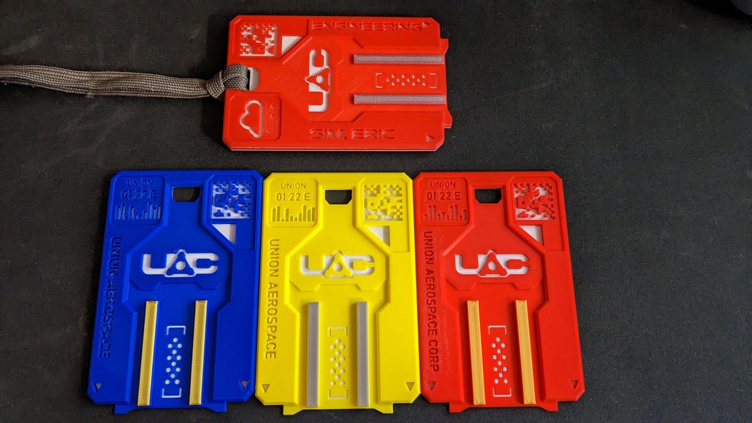 Custom Doom UAC Keycard Holder - Etsy