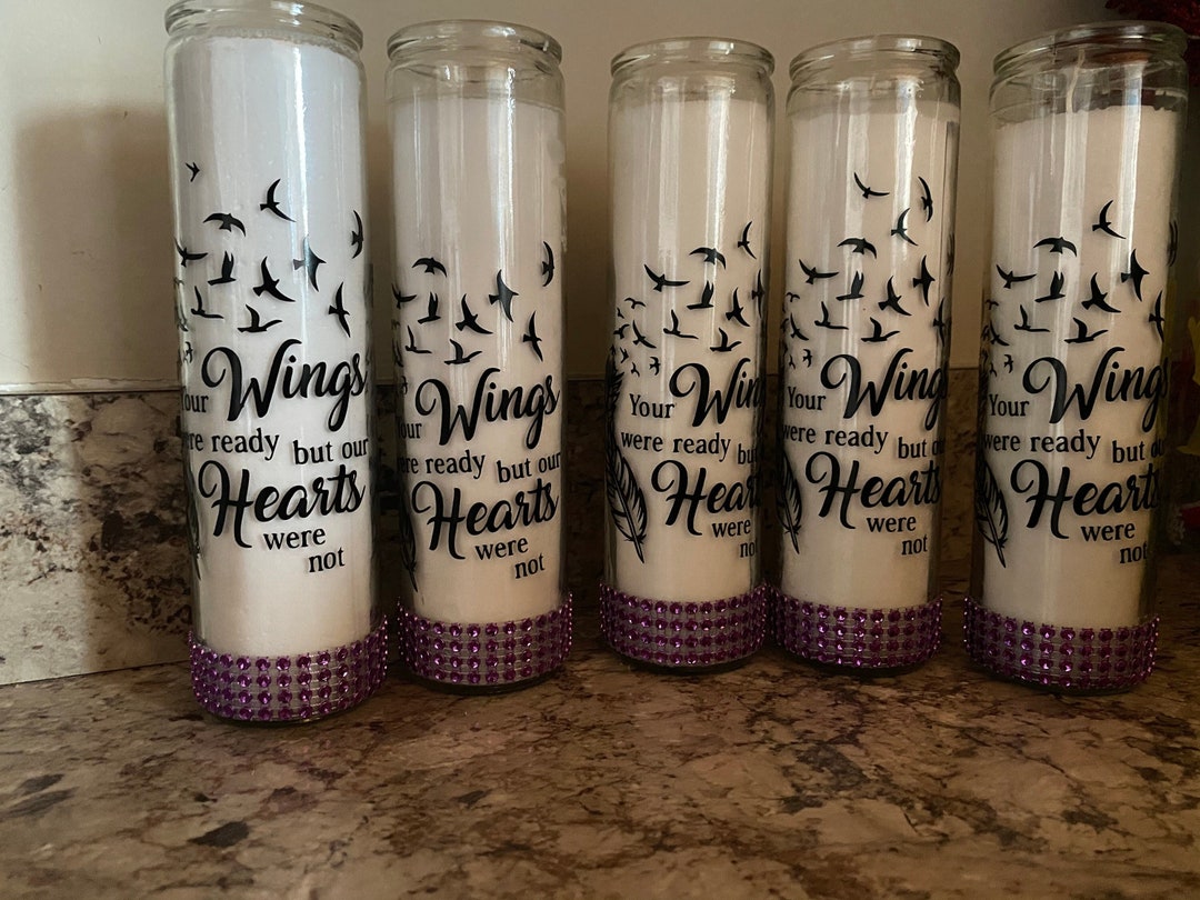Personalized Memorial Candles - Etsy