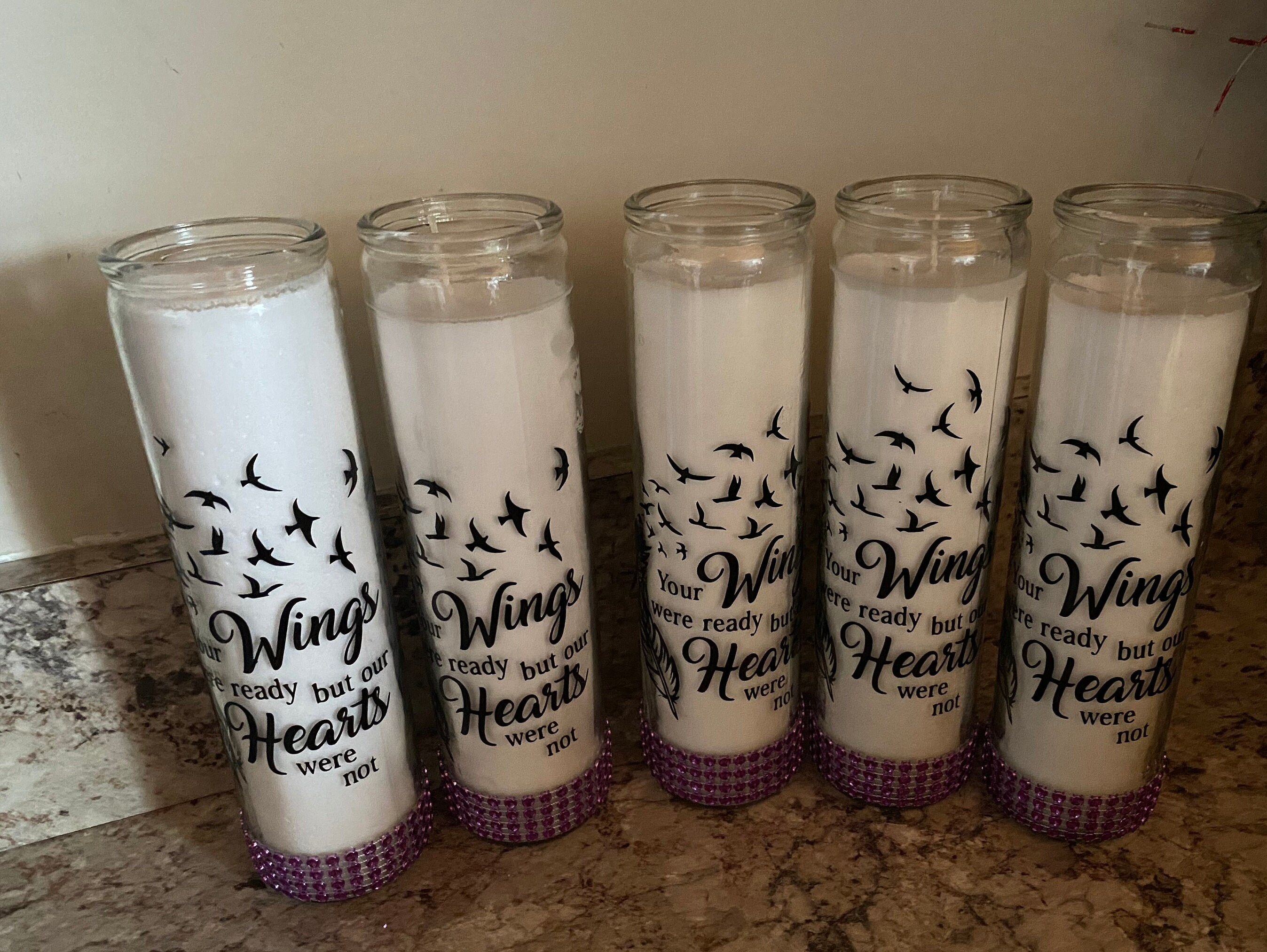 Personalized Memorial Candles - Etsy
