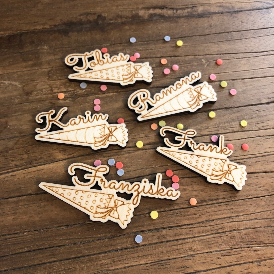 Place Cards Table Decoration Table Names Wood Placemat Lettering Name ...