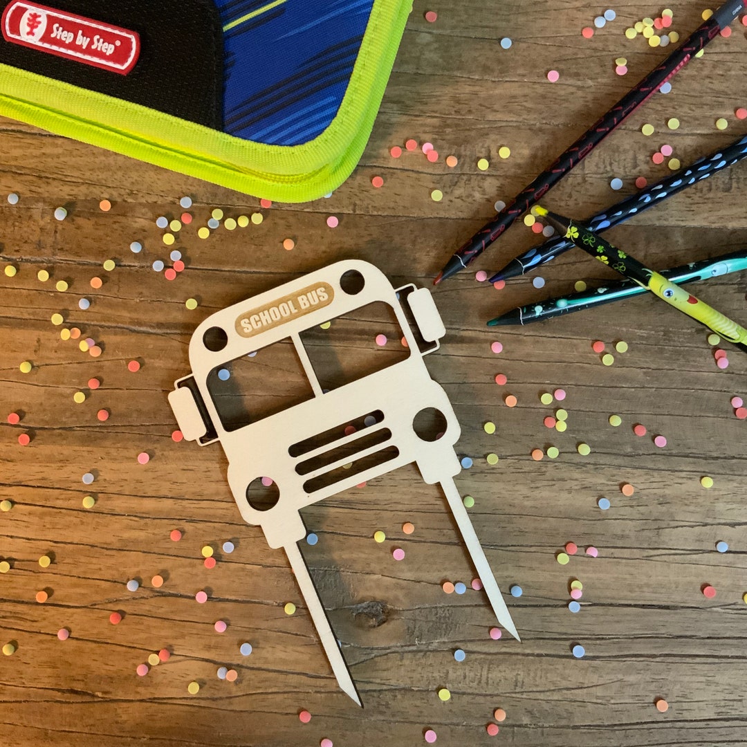 School Enrollment School Bus School Bus School Child Topper Cake Topper ...