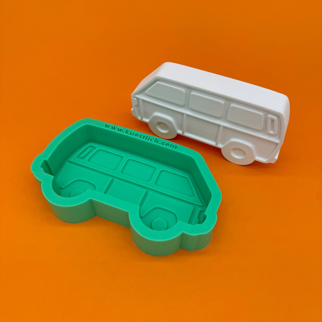 Silicone Mold Bus Casting Mold Bulli Silicone Mold Transporter Concrete ...