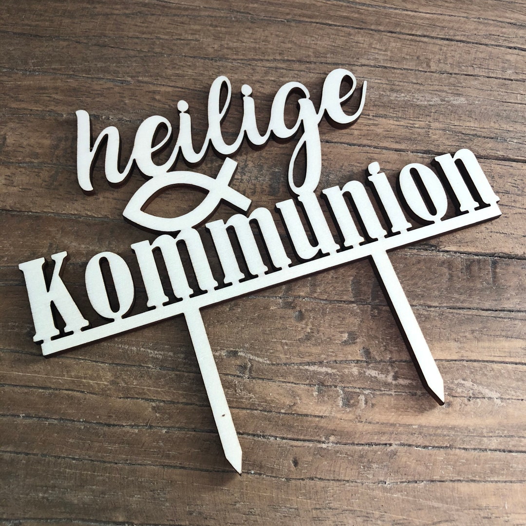 1 X Holy Communion Topper Wood Cake Topper Cake Topper Church Jesus ...