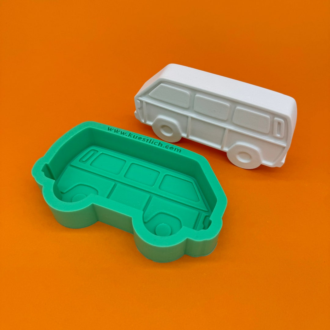 Silicone Mold Bus Casting Mold Bulli Silicone Casting Mold Transporter ...