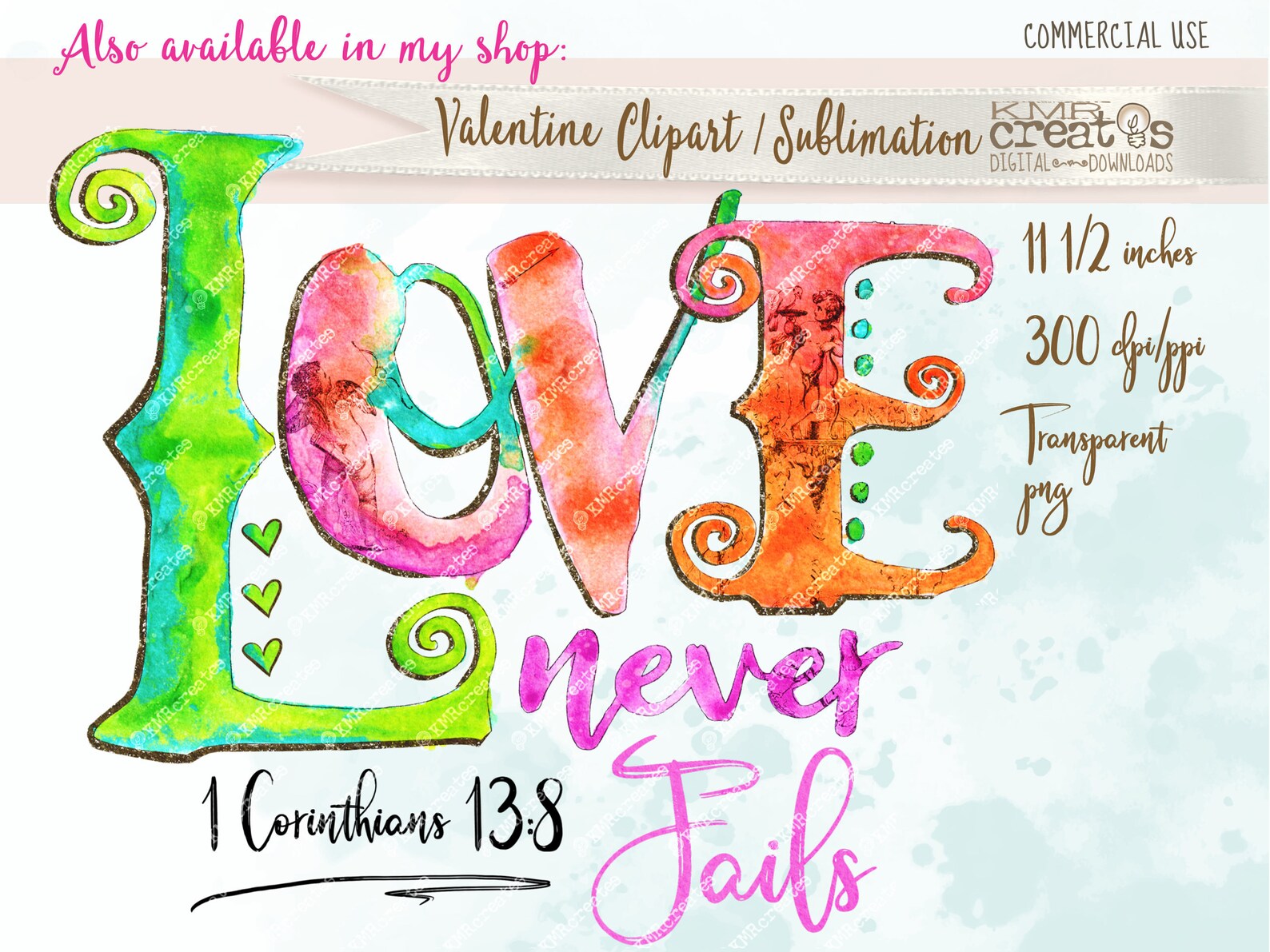 1 Corinthians 13 Png Valentines Day Png Sublimation Design - Etsy