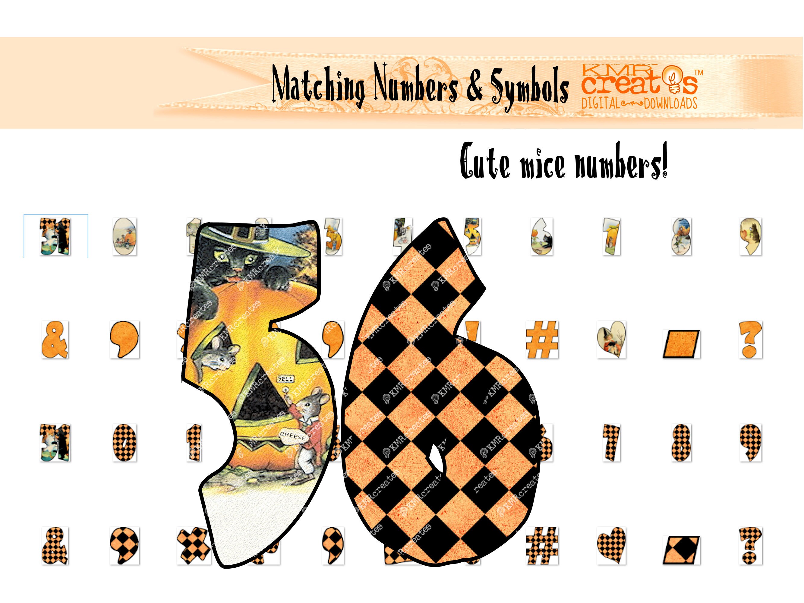 Halloween Letters Black Cat Alphabet Vintage Retro Design - Etsy