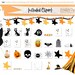 Halloween Alphabet Clipart Bundle PNG, Halloween Letters, Halloween ...