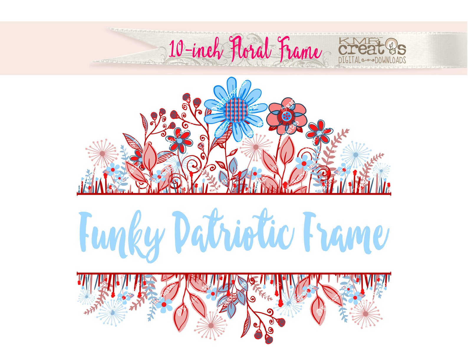 Floral Frame Png Floral Split Border Flower Border Frame | Etsy