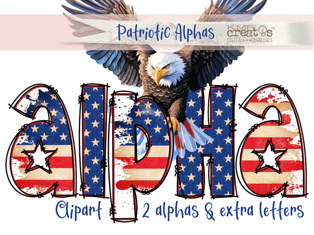 Patriotic Letters, USA Flag Alphabet, Distressed Flag Png, Patriotic ...