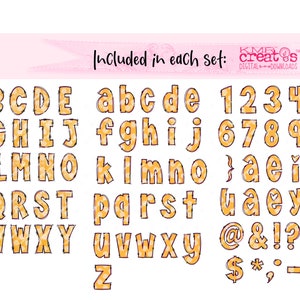 Wildflower Alphabet Watercolor Letters, Floral Alphabet, Doodle Floral ...