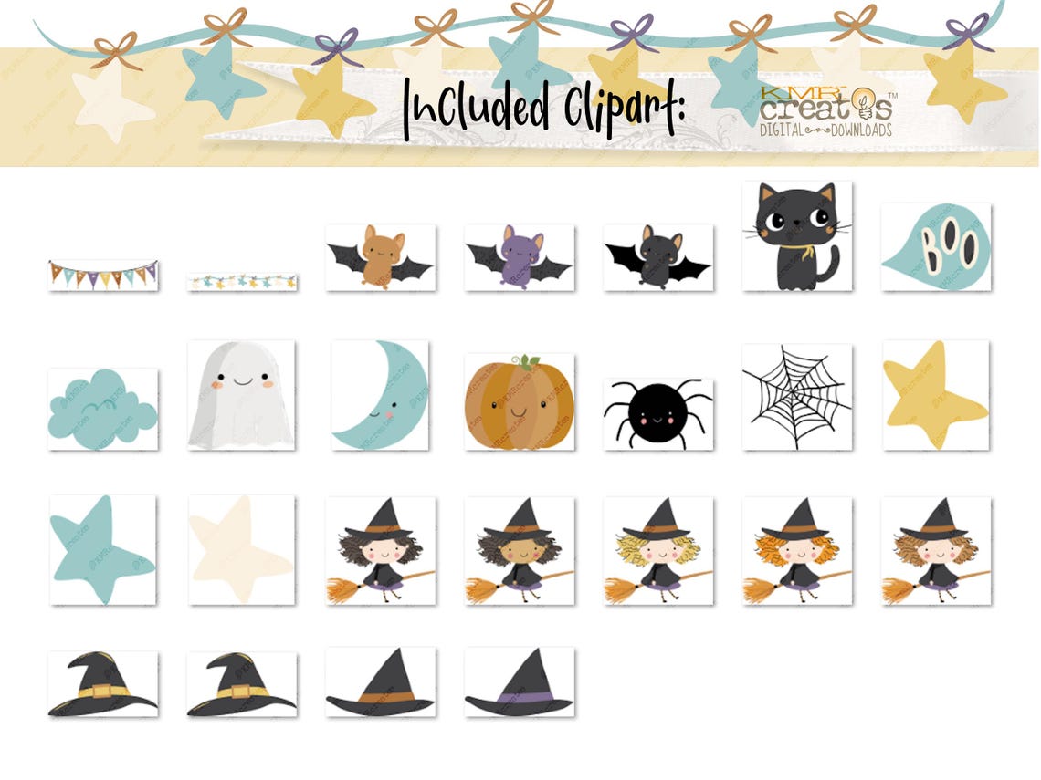 Halloween Letters Halloween Clipart, Halloween Alphabet Clipart Bundle ...