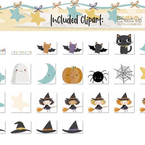 Halloween Letters Halloween Clipart, Halloween Alphabet Clipart Bundle ...