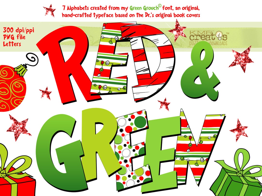 Christmas Alphabet Doodle Letters Png, Christmas Letters, Green Doodle ...