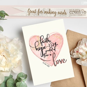 1 Corinthians 13 Png, Valentines Day Png, Sublimation Design, Faith ...