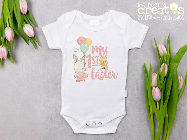 My First Easter Png Easter Sublimation Easter Onesie Design | Etsy
