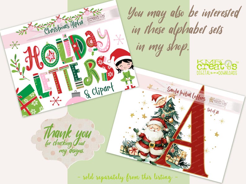 Pink & Green Glitter Alphabet PNG: Wicked Witch Letters (digital ...