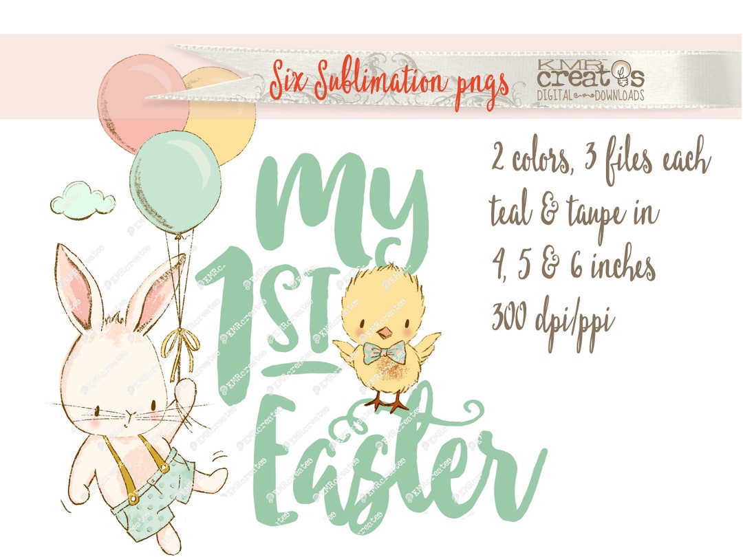 My First Easter Png, Easter Sublimation, Easter Onesie Design, Easter ...